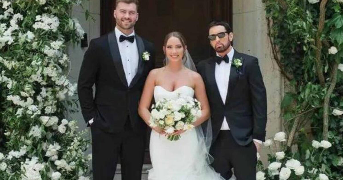 Eminem asiste a la boda de su hija Hailie Jade; bailan vals juntos