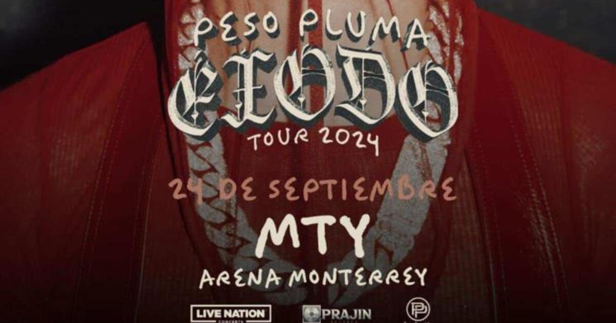 Regresa Peso Pluma a Monterrey con "Exodo Tour 2024"